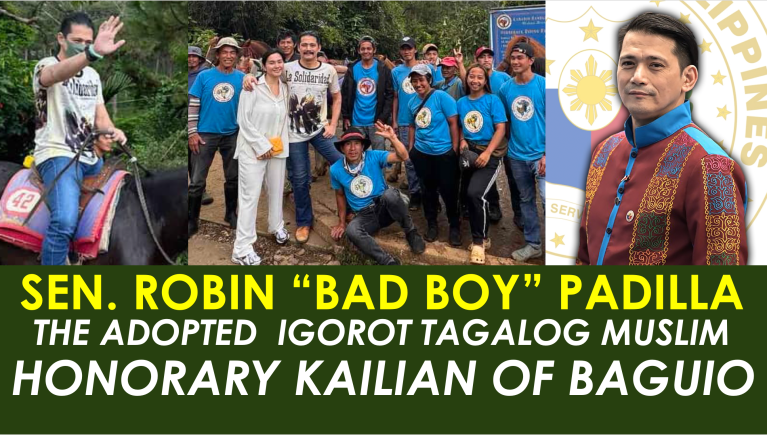 Sen. Robin “Bad Boy” Padilla, The Adopted Igorot, a Tagalog Muslim ...